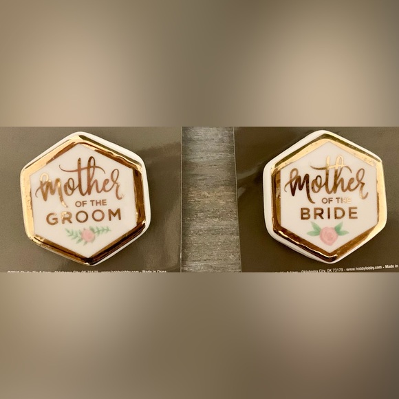 Wall Decor | Mother Of The Bride And Groom Wedding Gift Pins | Poshmark